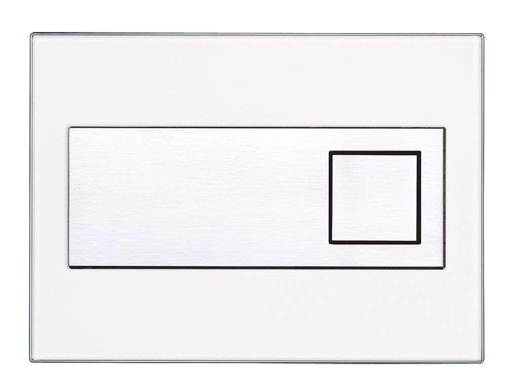 Aktivirna tipka RUBY STEKLO, bela | 229455